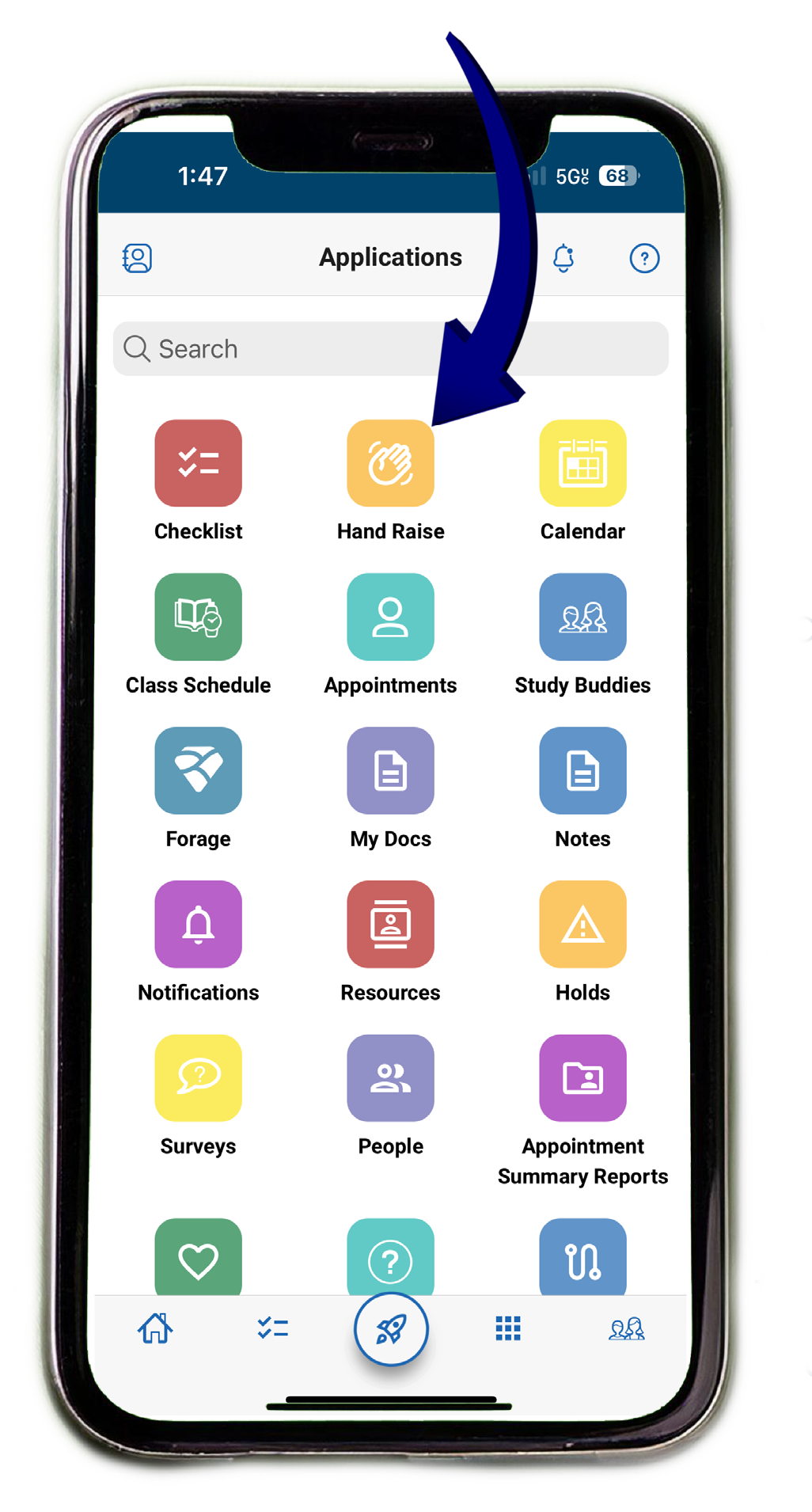 Raise Your Hand in the Navigate App to Get Support - University of ...